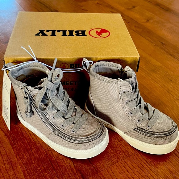 Billy | Shoes | Girls Billy Footwear Gray Haring Essential High Top ...